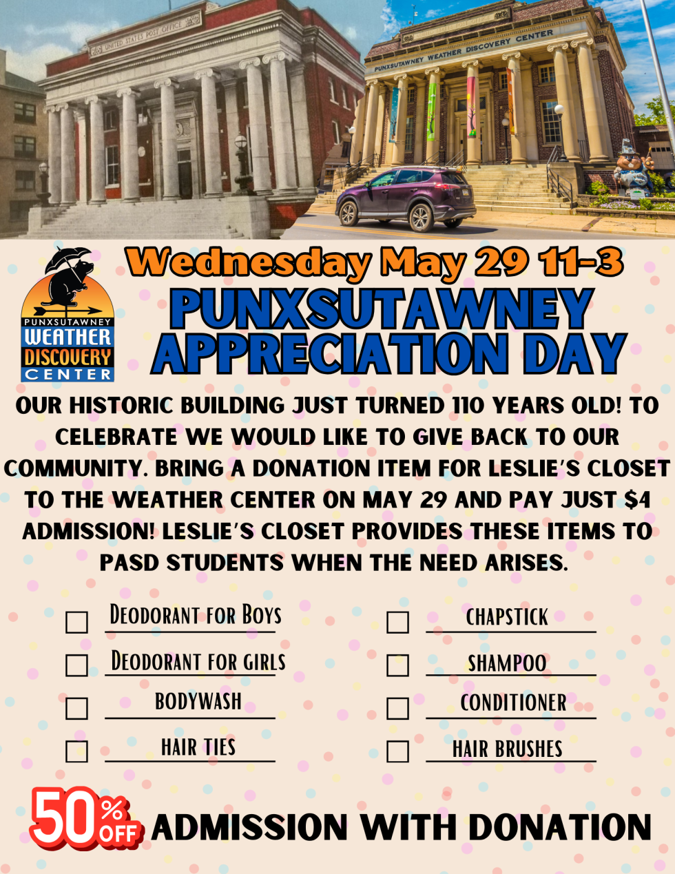 Weather Discovery Center celebrates 110 year Building Anniversary ...