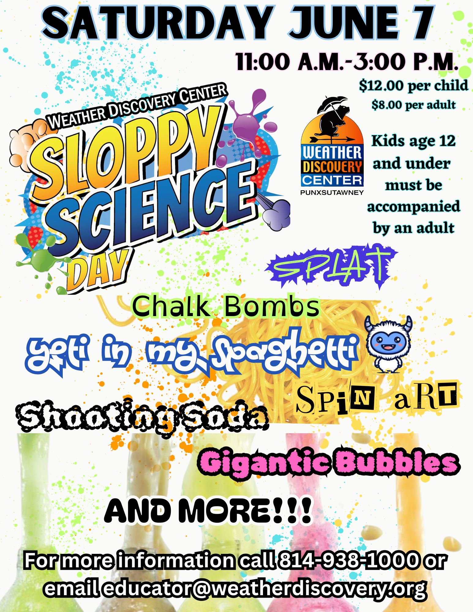 Sloppy Science Day returns June 7 - Punxsutawney Weather Discovery Center